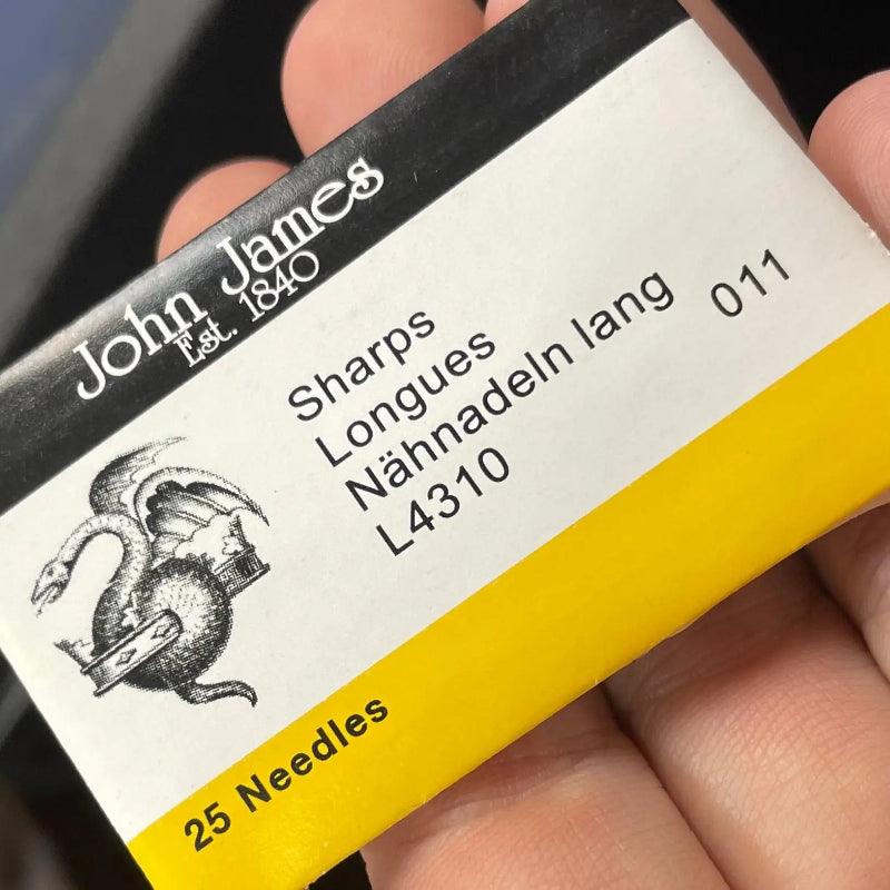 Needles - 25 Sharps #11 Needles for Precision Work